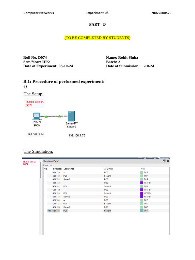 CN Lab 7 - RIP | PDF