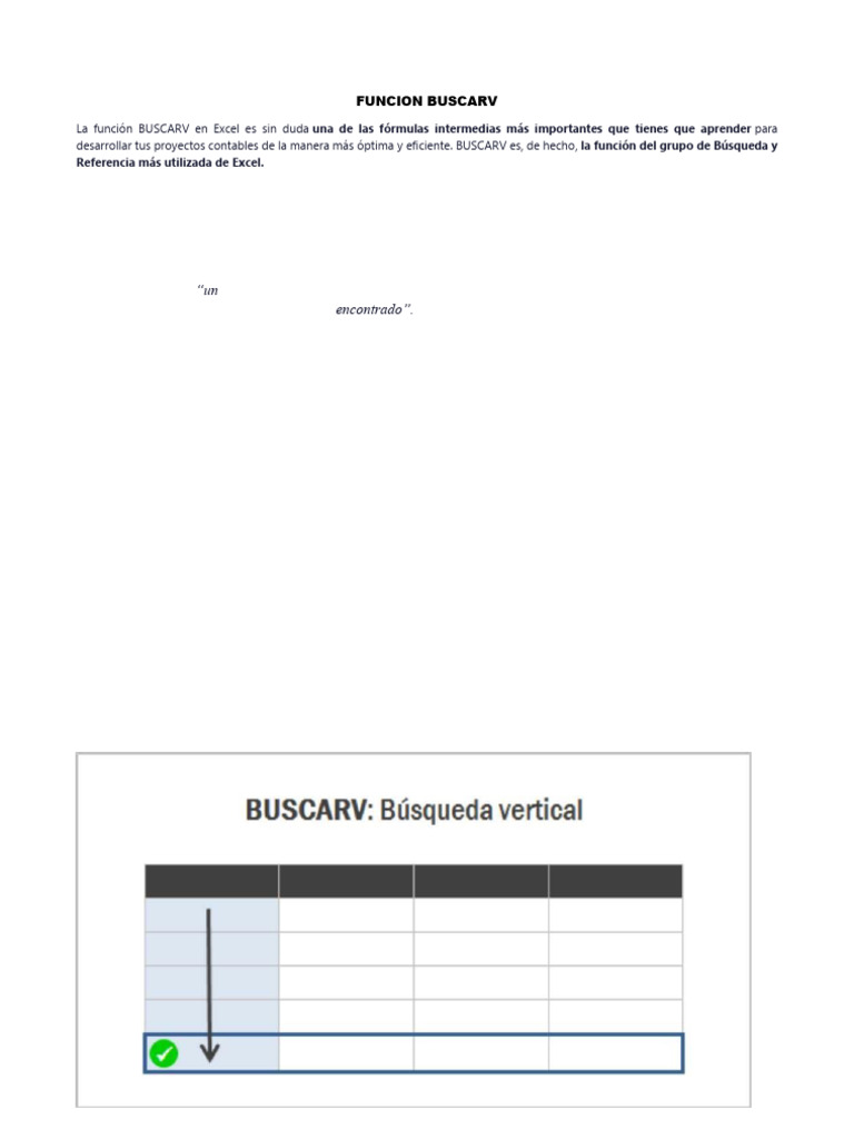 Funcion Buscarv | PDF