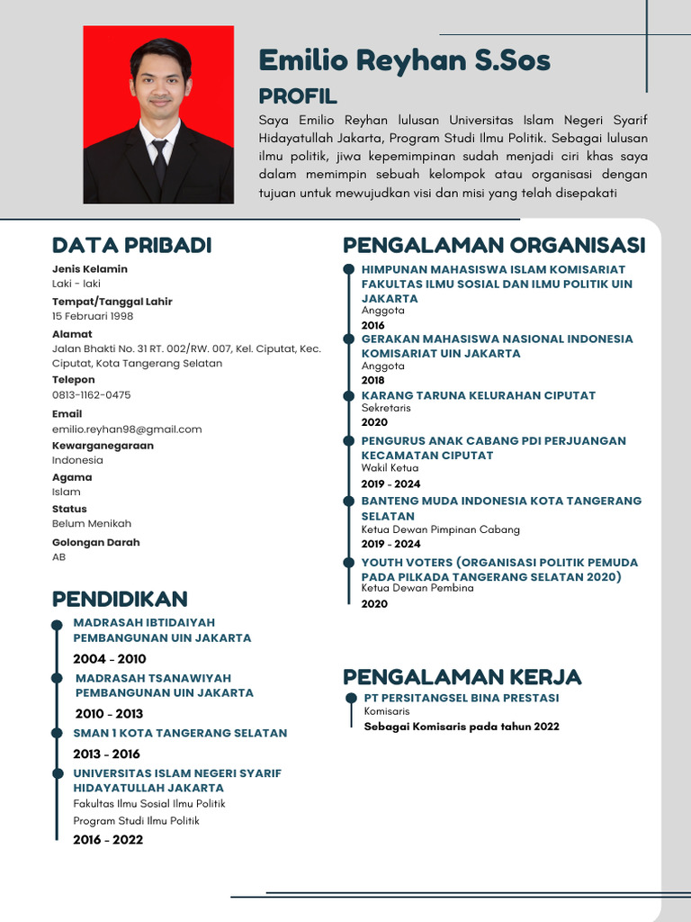 CV Emilio Reyhan | PDF