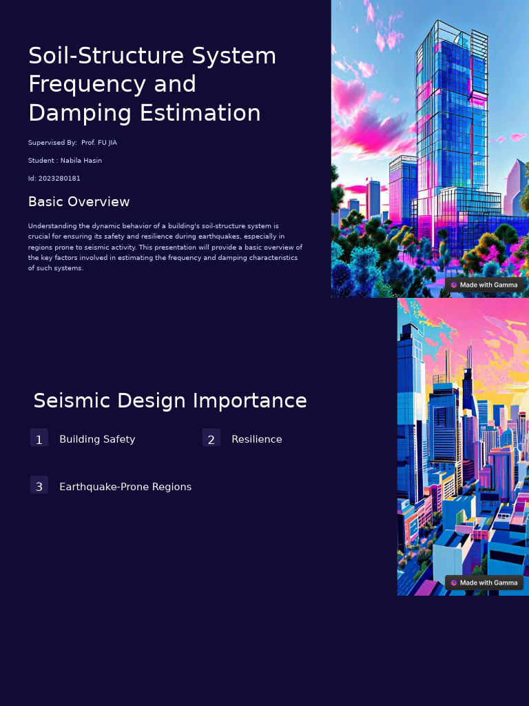 Soil Structure System Frequency and Damping Estimation | PDF