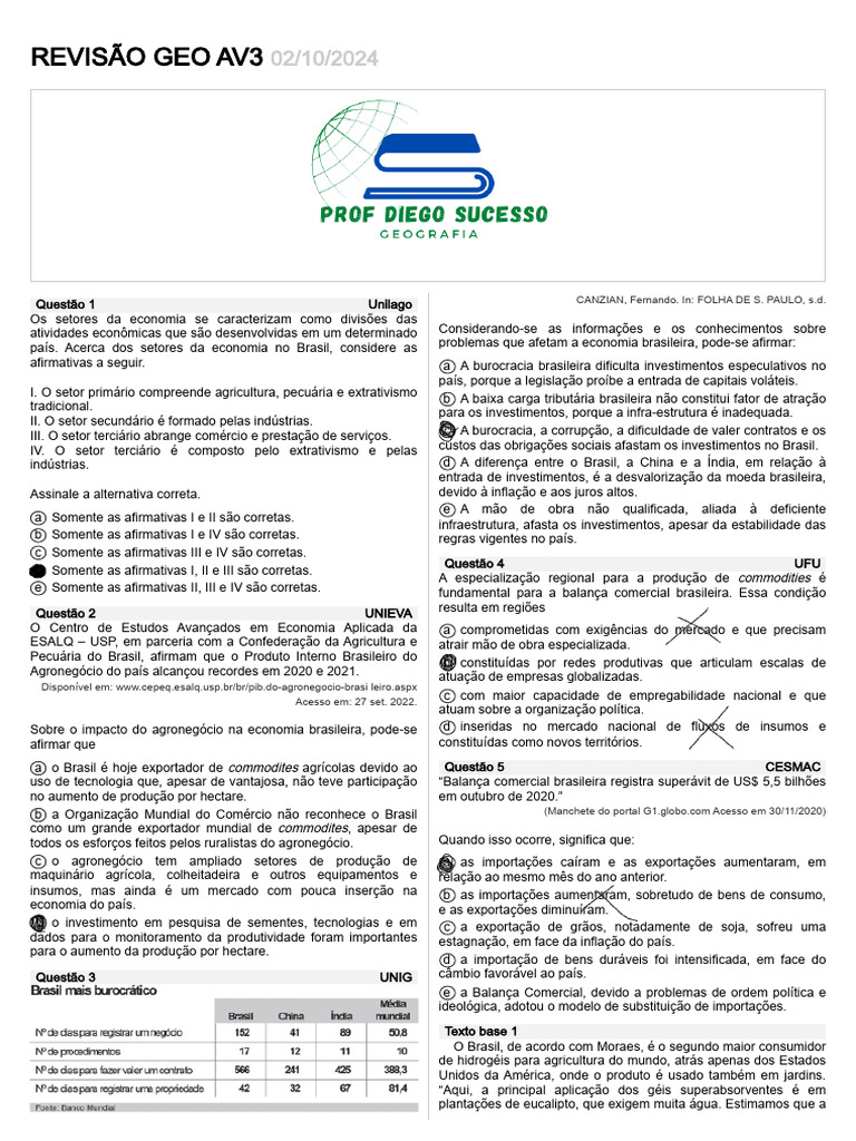 Revisao_geo_av3 | PDF