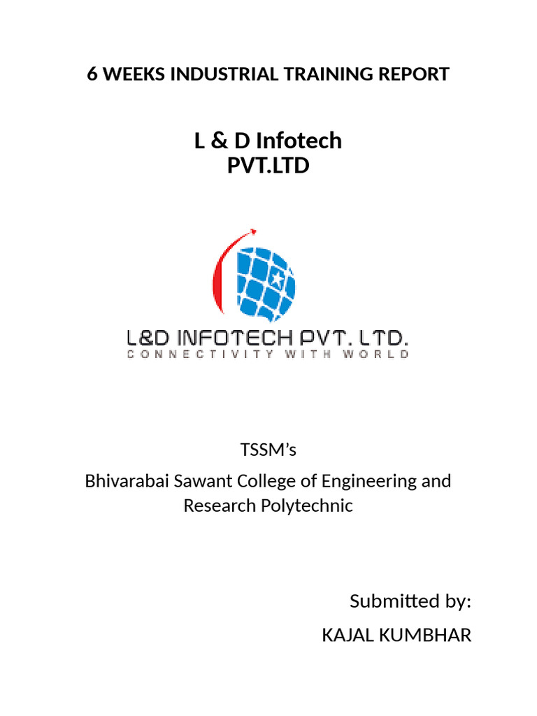 Sample Work Report (Itr) | PDF