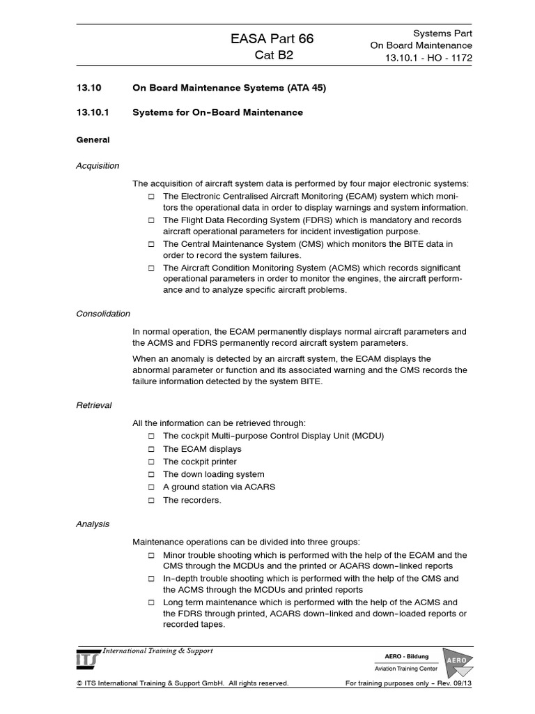 Onboard Maintenance | PDF