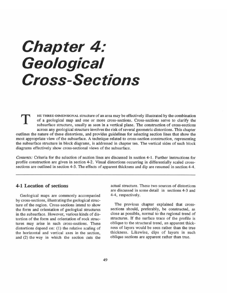 Structural Geology Map Interpretation Ch4 | PDF