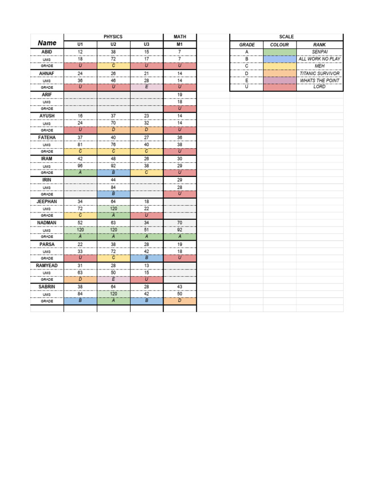 Sgs Class Xi | PDF