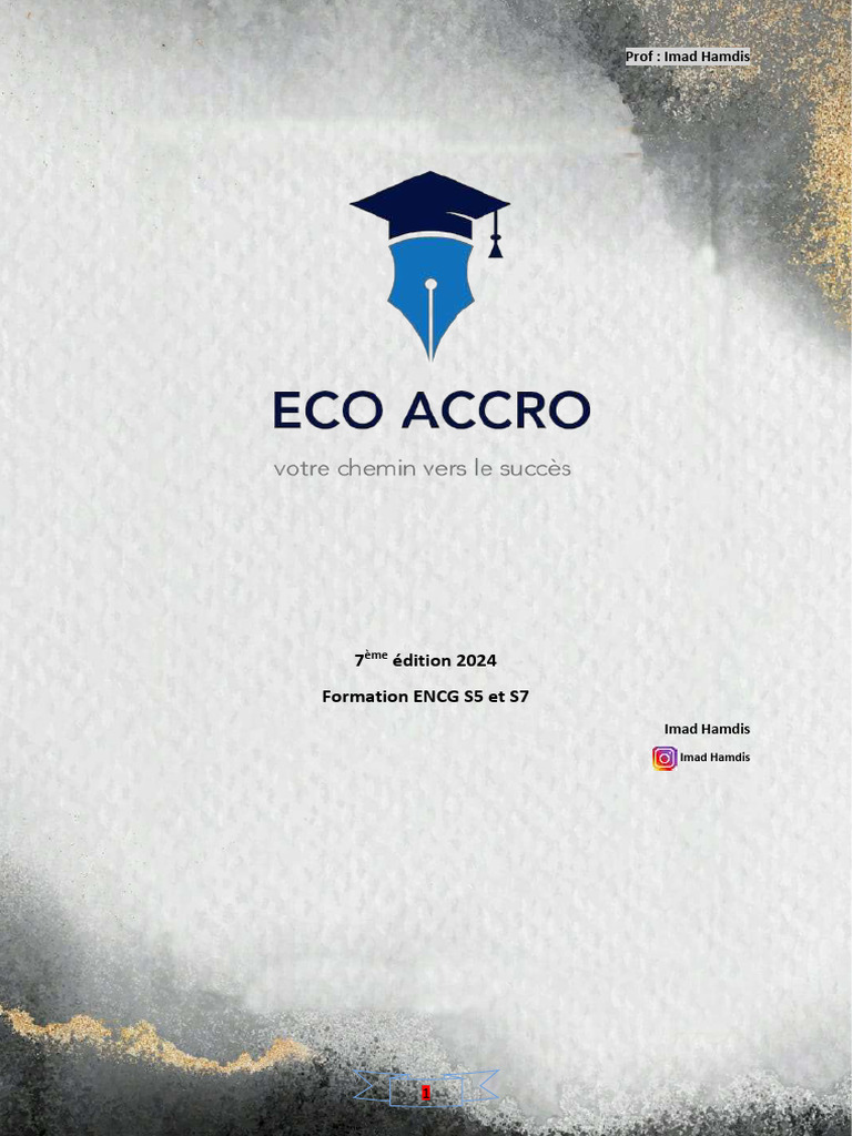 Dossier ENCG 2025 GRATUIT Et Présentation Du Service | PDF