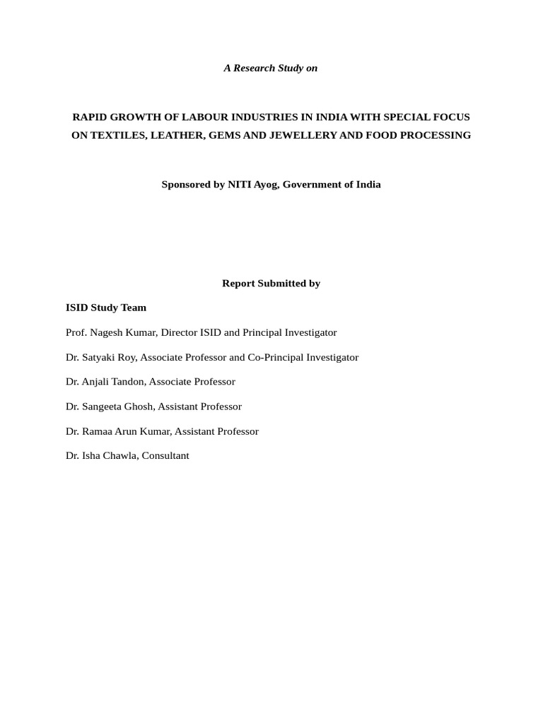 Niti Report Draft | PDF