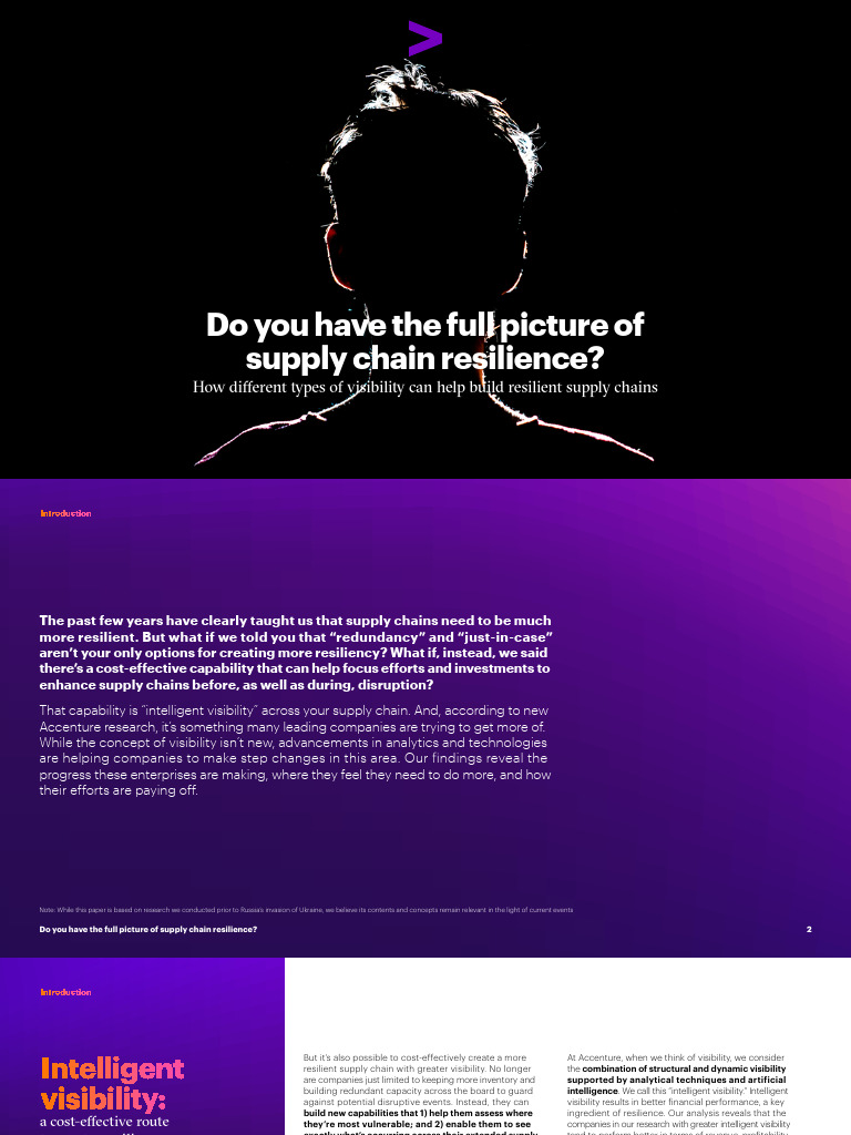 Accenture-Resilient-Supply-Chain | PDF