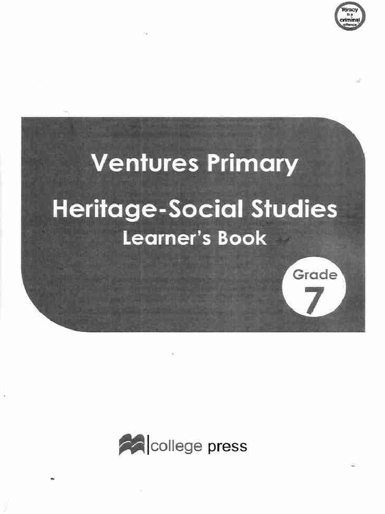 GR 7 Ventures Heritage-Social Studies | PDF