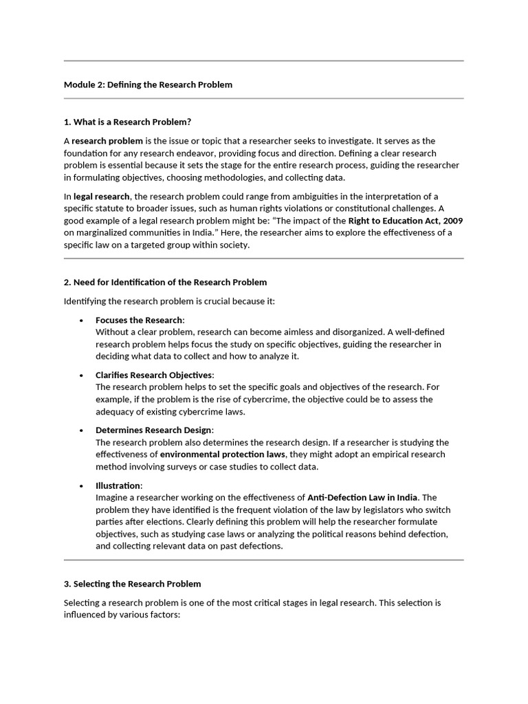 LRM Module 2 | PDF