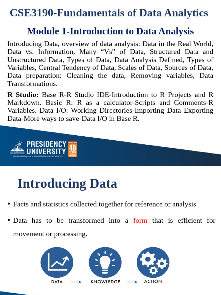 Module1 Cse3190 FDA | PDF