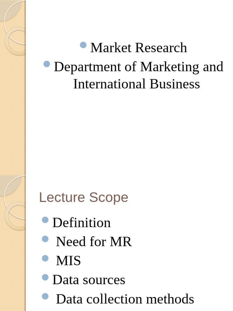 Market Research 1 Pdf