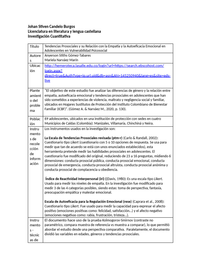 Johan Stiven Candelo Burgos Cuantitativo | PDF