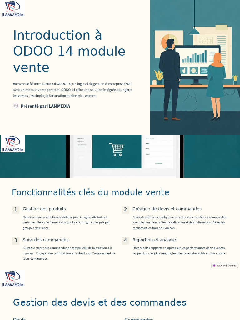 Introduction A ODOO 14 Module Vente | PDF