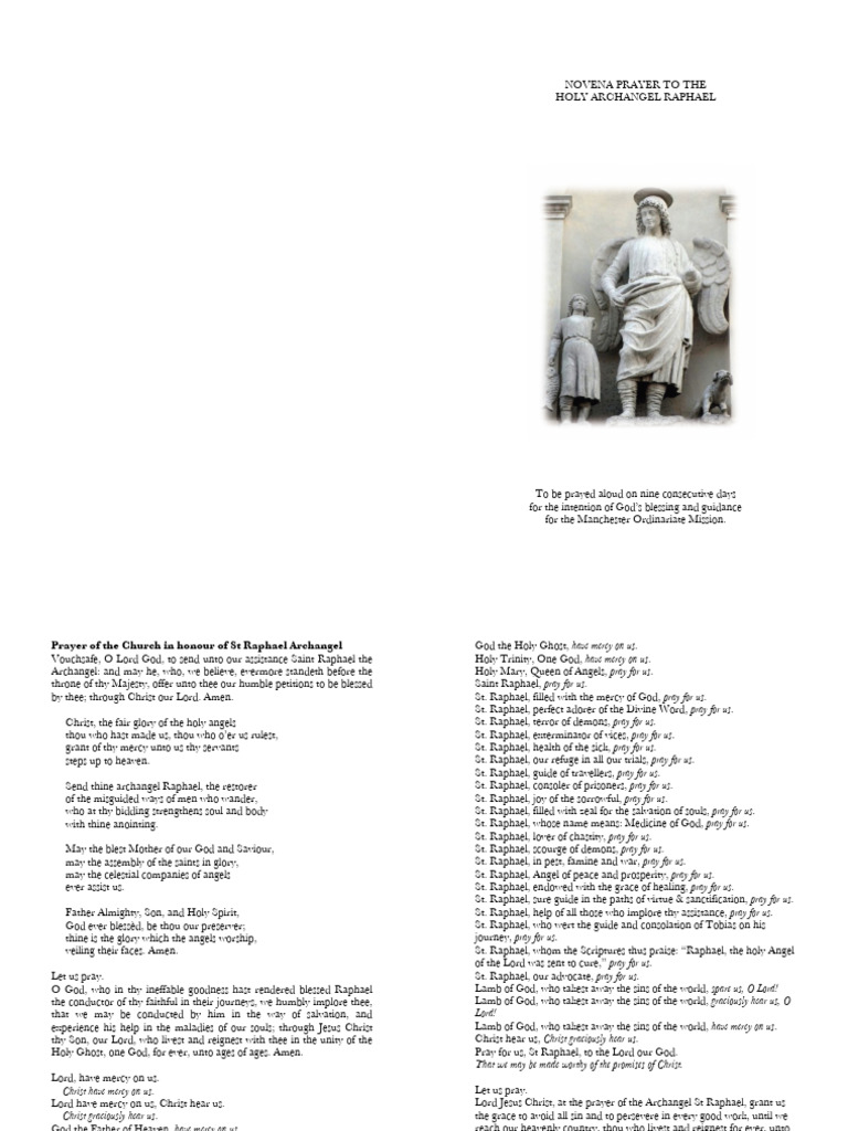 Raphael Novena | PDF