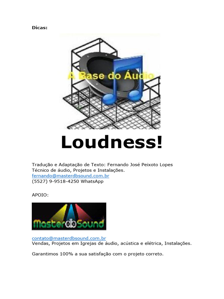 Loudness | PDF
