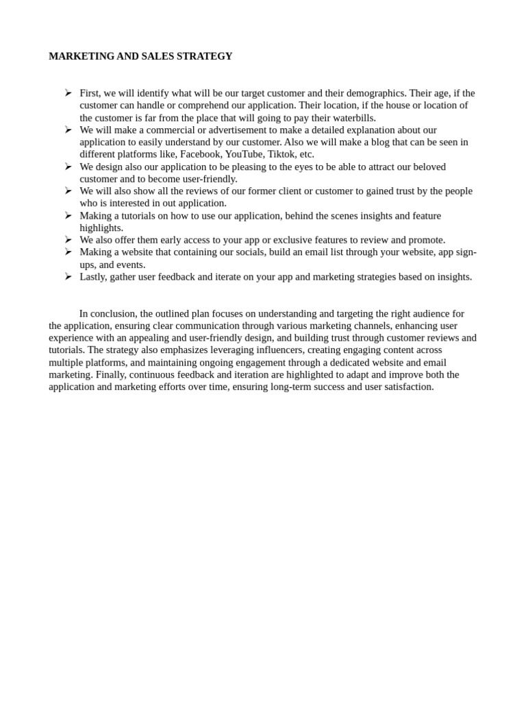 MARKETING-AND-SALES-STRATEGY | PDF