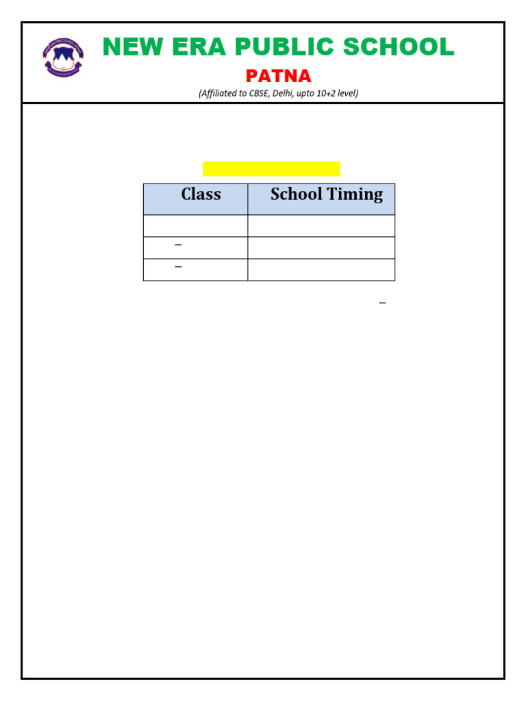 Notice for Time Change 29.06.2024 | PDF
