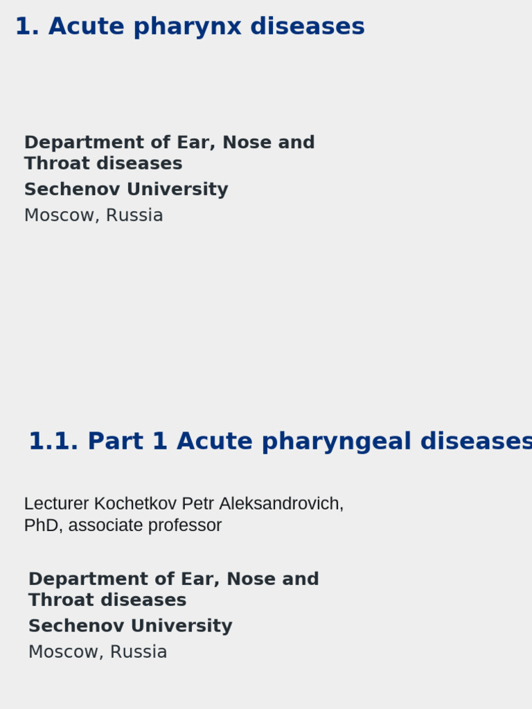 Acute-diseases-of-pharynx (1) | PDF