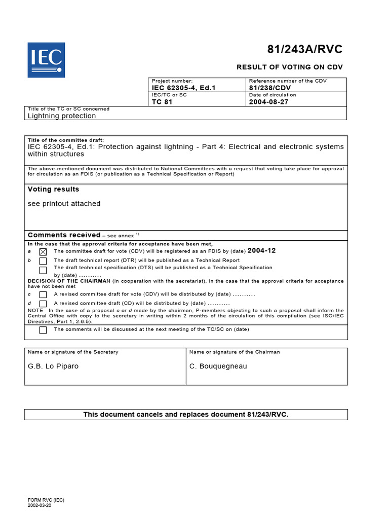 Iec 62305-4 (2004) + | PDF