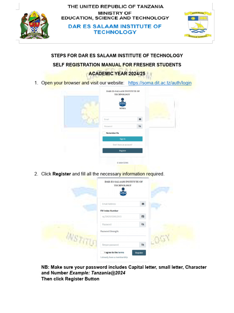 Soma Registration Steps 24 25 | PDF