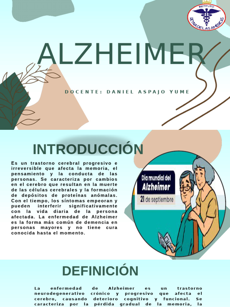 ALZHEIMER | PDF | Enfermedad de Alzheimer | Demencia