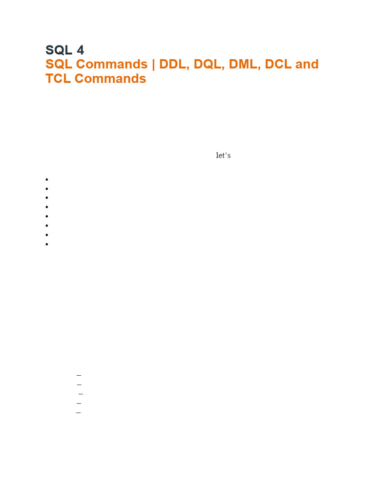 SQL 4 | PDF