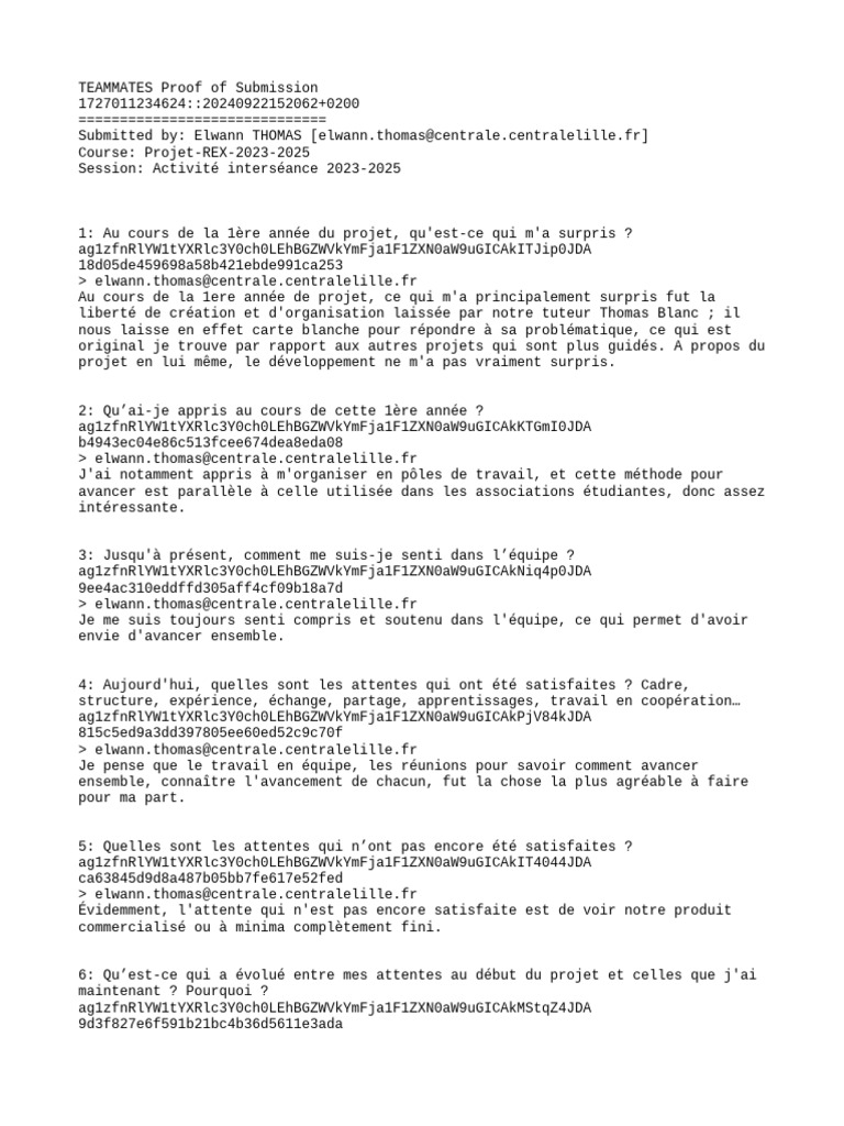 TEAMMATES Proof of Submission - 1727011234624 | PDF | Finance & Money ...