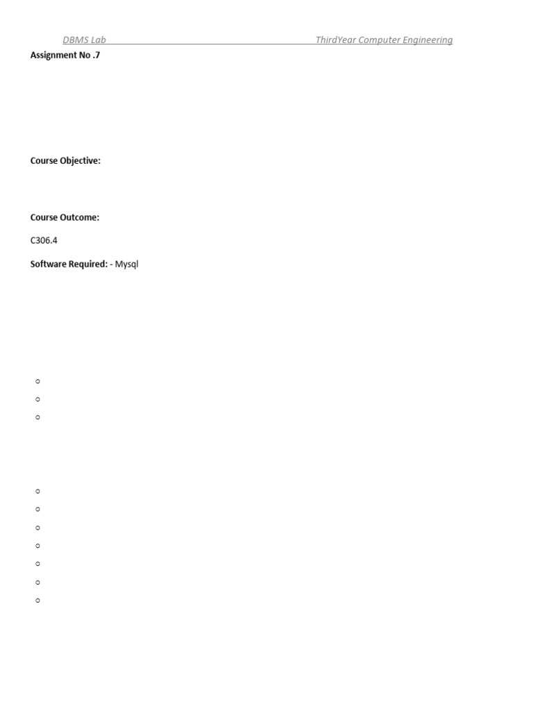PL/SQL Triggers for Engineering Students | PDF | Databases | Data Management Software