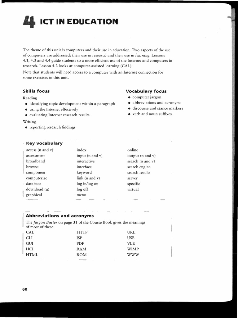 AK - English For ICT - Unit 4 | PDF