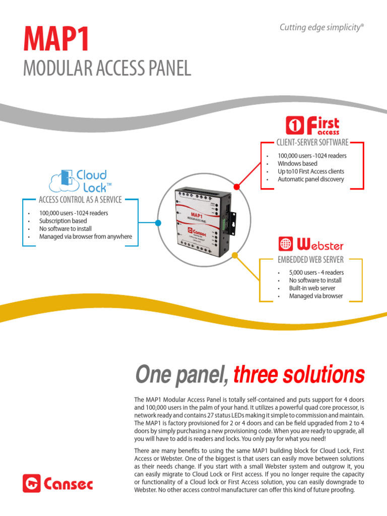 Cansec Map1 Brochure V1.5 | PDF