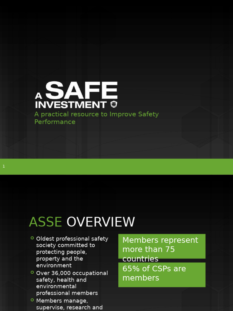 Corporate Value For Your Safety Team | PDF