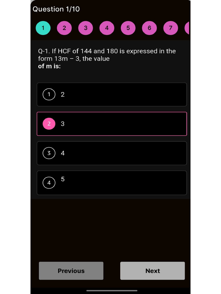 Maths Test 001 PDF | PDF