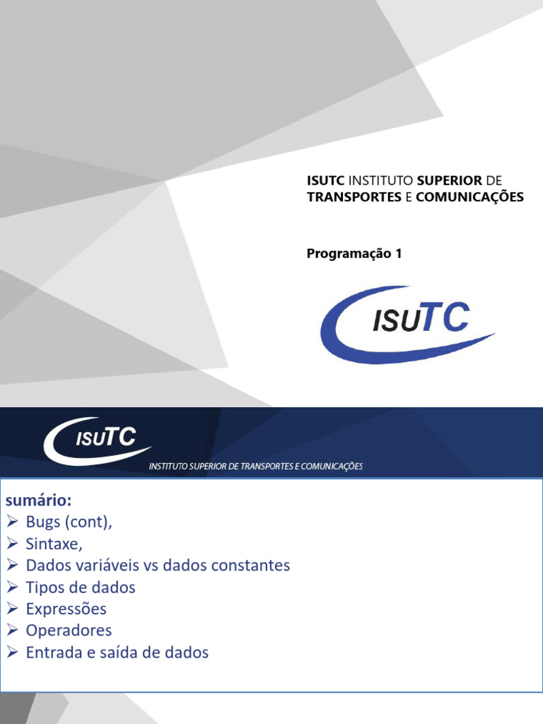 Aula T2 2023 Prog1 | PDF