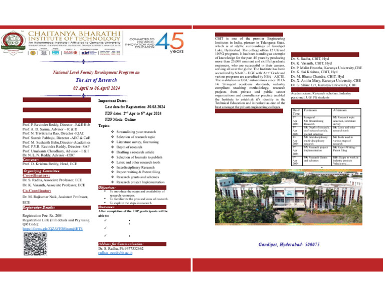 FDP Brochure | PDF