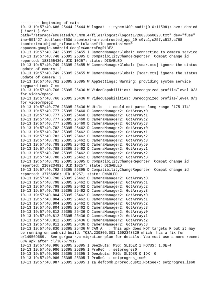 Log Cat 1728838660623 | PDF