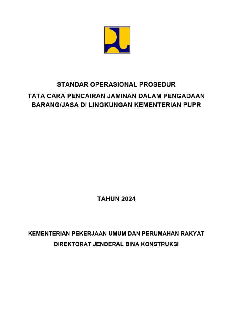 SOP 05 - SOP Pencairan Jaminan | PDF