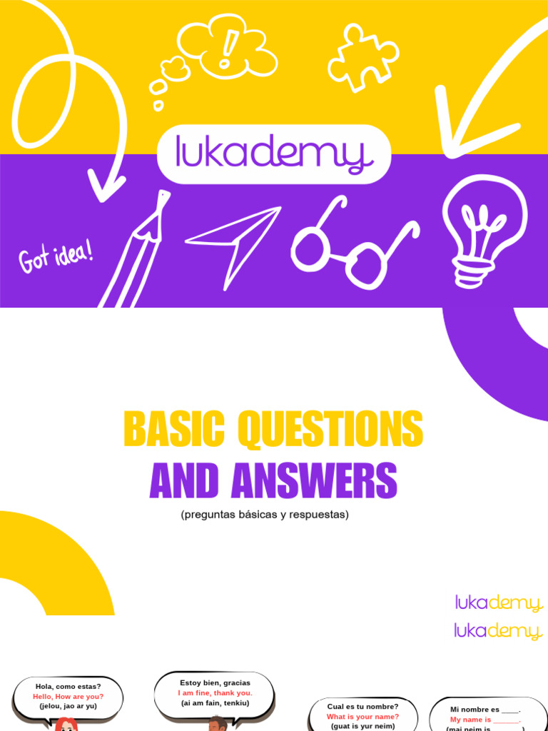 Basic 1 - Semana 2 - Dia 2 | PDF