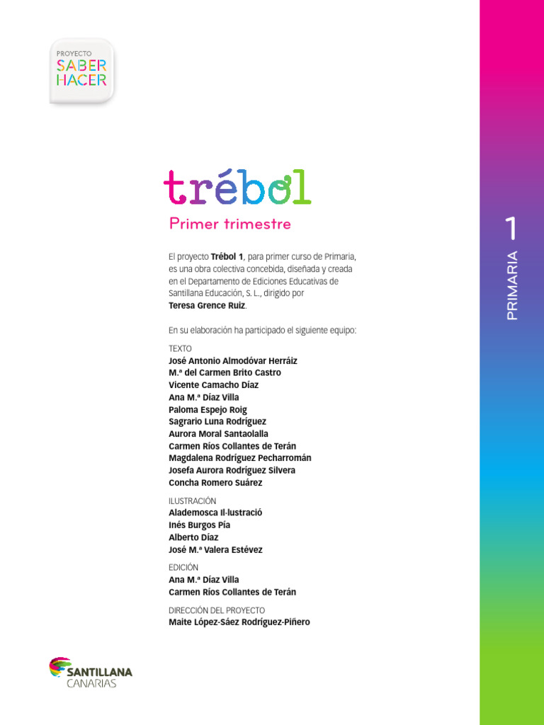 Proyecto Trébol 1: Primaria 1er Trimestre | PDF | Collation | Language ...