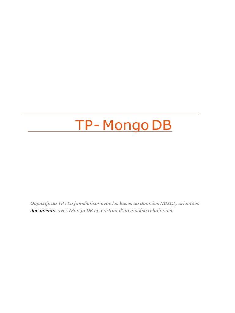 TP Mongo DB 2 | PDF