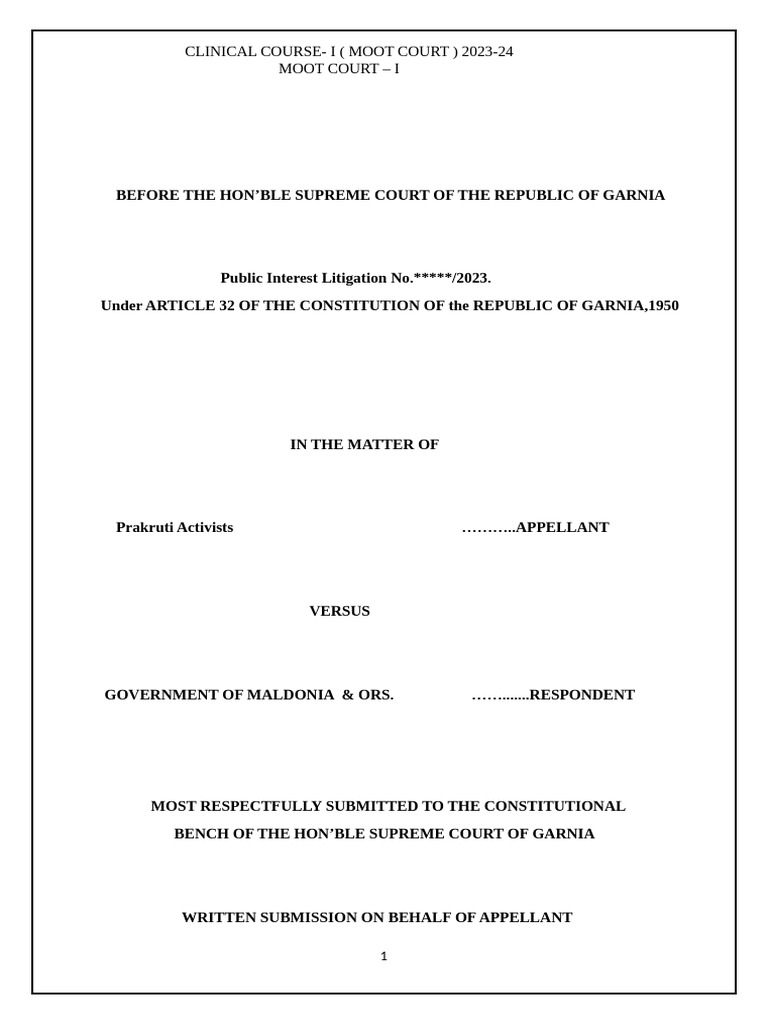 Constitutional CASE MEMORIAL | PDF