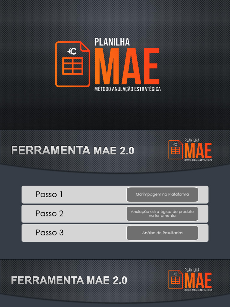 Como+utilizar+a+Planilha+MAE+3 0 | PDF