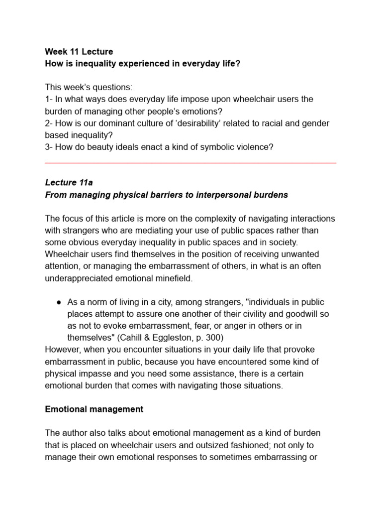 Week 11 Lecture | PDF