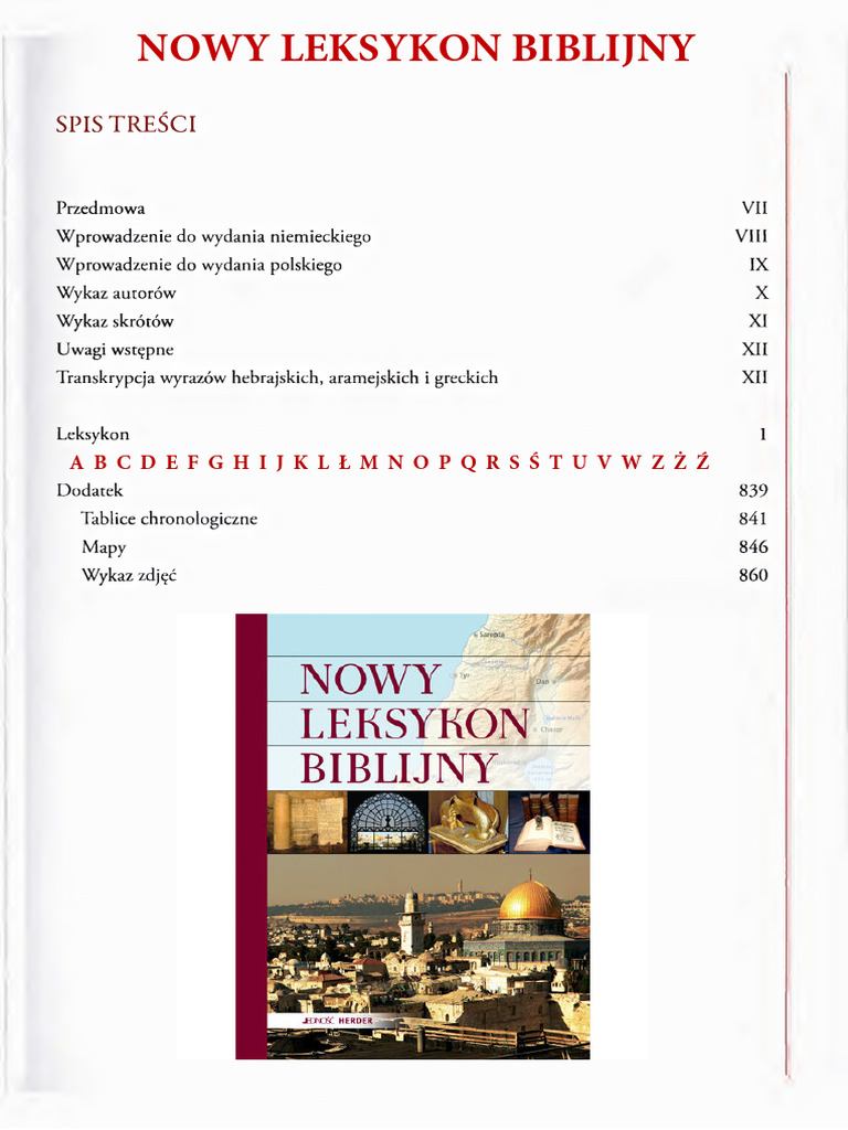 Nowy Leksykon Biblijny | PDF
