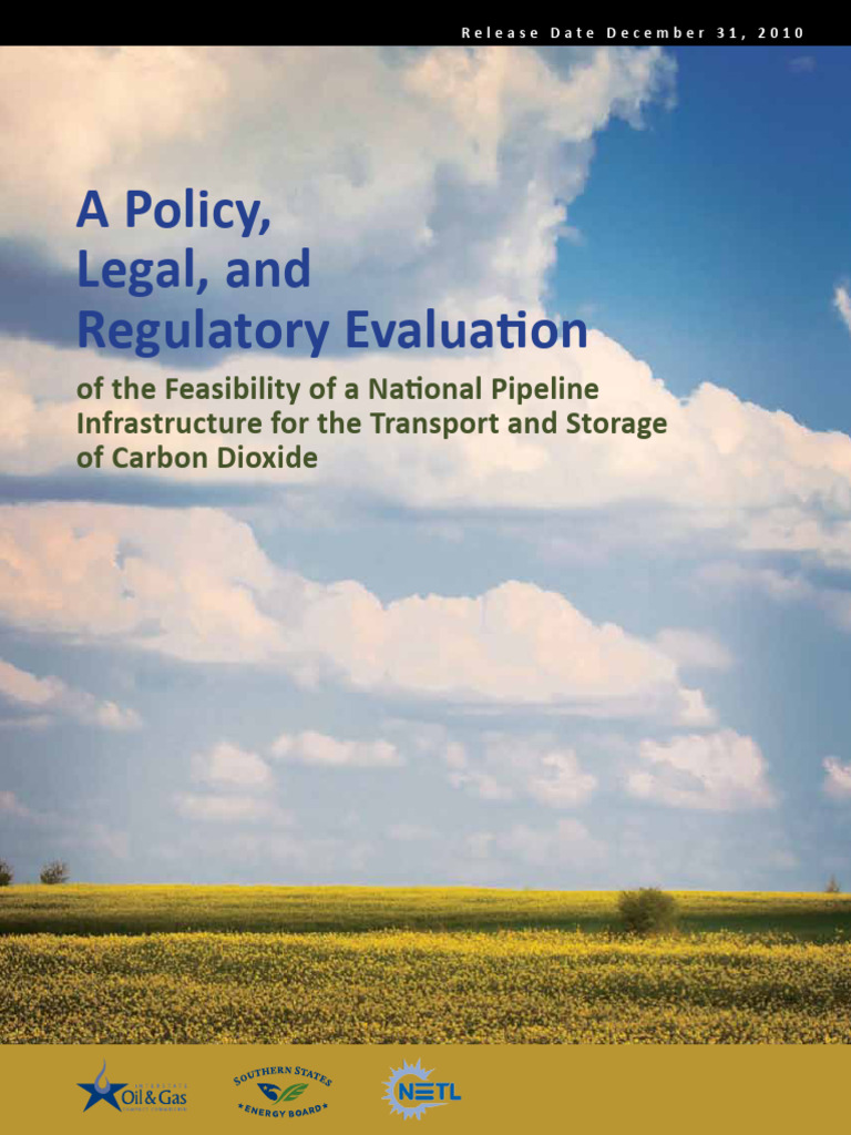 Policy Document - US National Pipeline Infrastructure | PDF