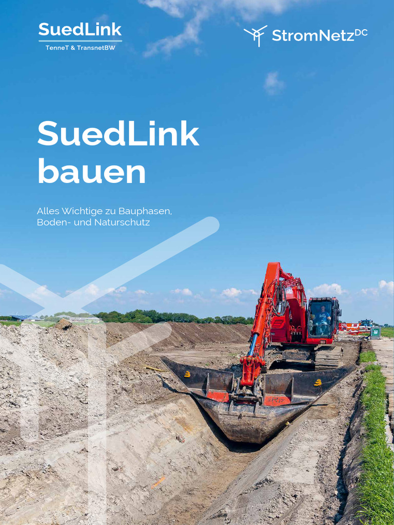 SuedLink Broschüre Bauen | PDF