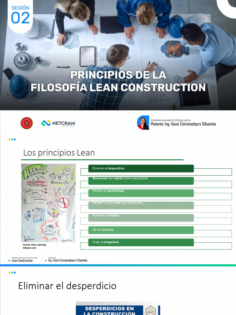 Lean Construction - Sesión 02 | PDF