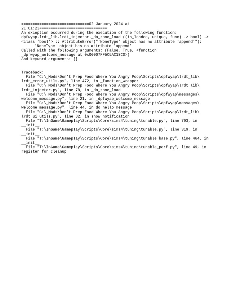 LeRoiDeTout Dont Prep Food Where You Angry Poop v1 0 1 LastException 3 ...