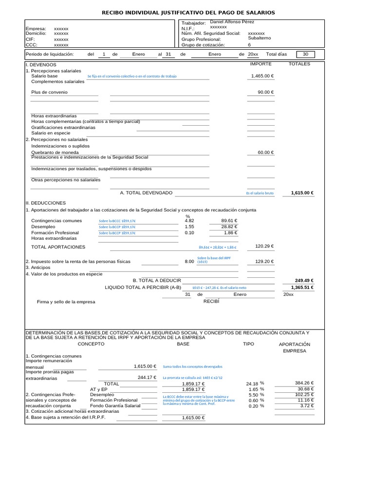 Nóminas FOL 360º | PDF