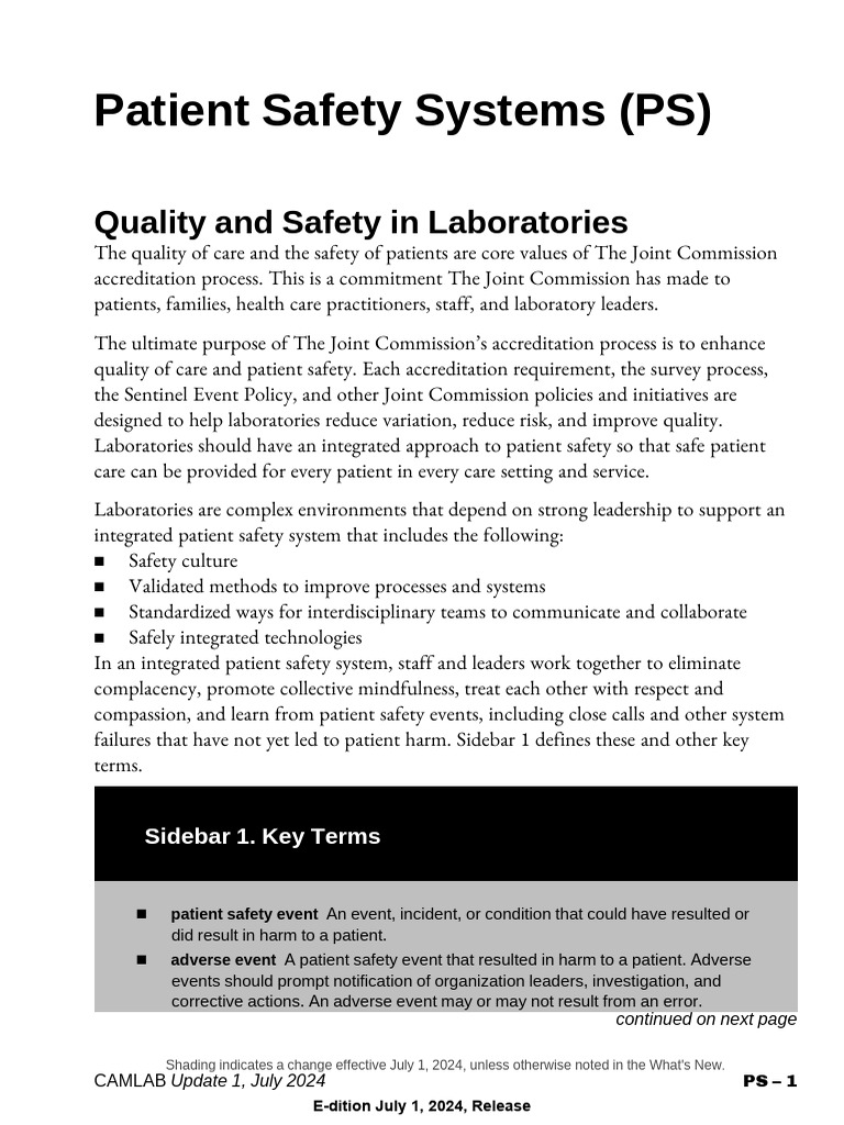 Patient Safety Systems | PDF | Patient Safety | Self-Improvement